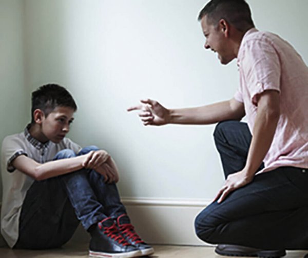 Parents use threats which damage child’s personality and self-esteem.